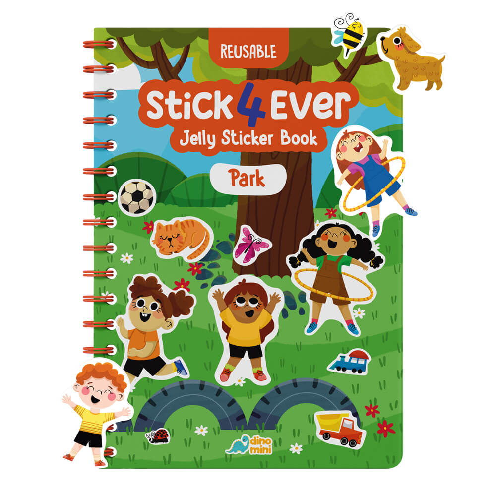 Stick4Ever Reusable Jelly Sticker Book - Park – Dinomini